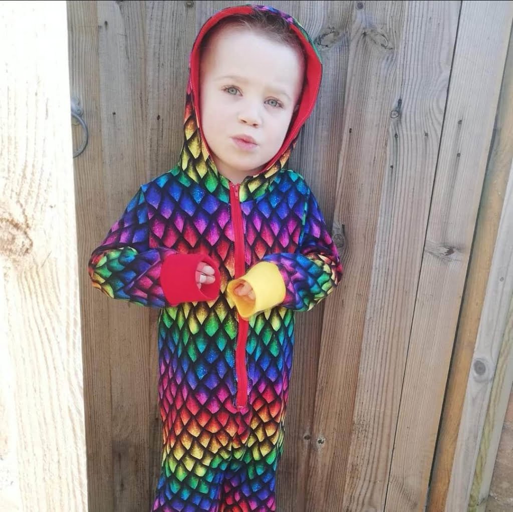 Rainbow Dragon Scale Jersey £16.50pm (With Wholesale Pricing ...