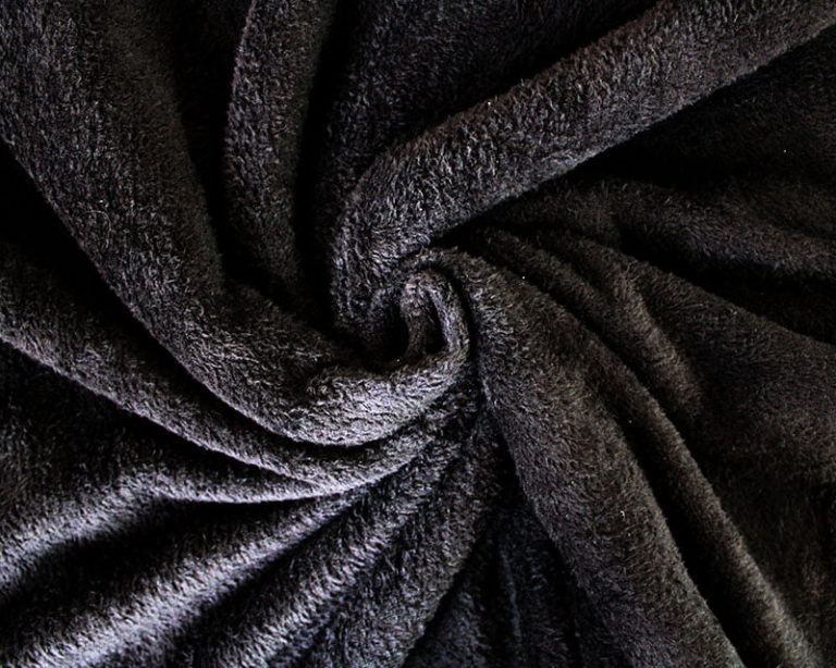 Black Super Soft Cuddle Fur Short Pile Teddy Fleece £13pm ...